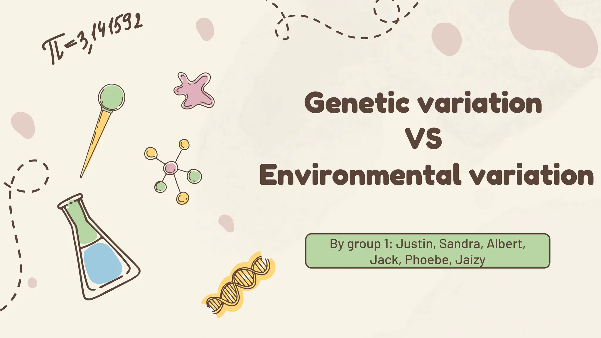 Genetic variation vs environmental variation | PPTX