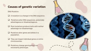 Genetic variation vs environmental variation | PPTX