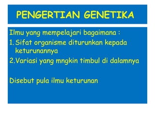 Genetika | PPT