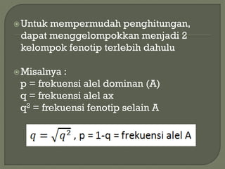 Genetika populasi | PPT