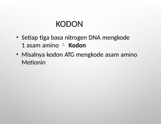 GENETIKA DAN PEWARISAN SIFAT MATERI KELAS XII | PPTX