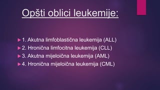 Genetika leukemije | PPTX