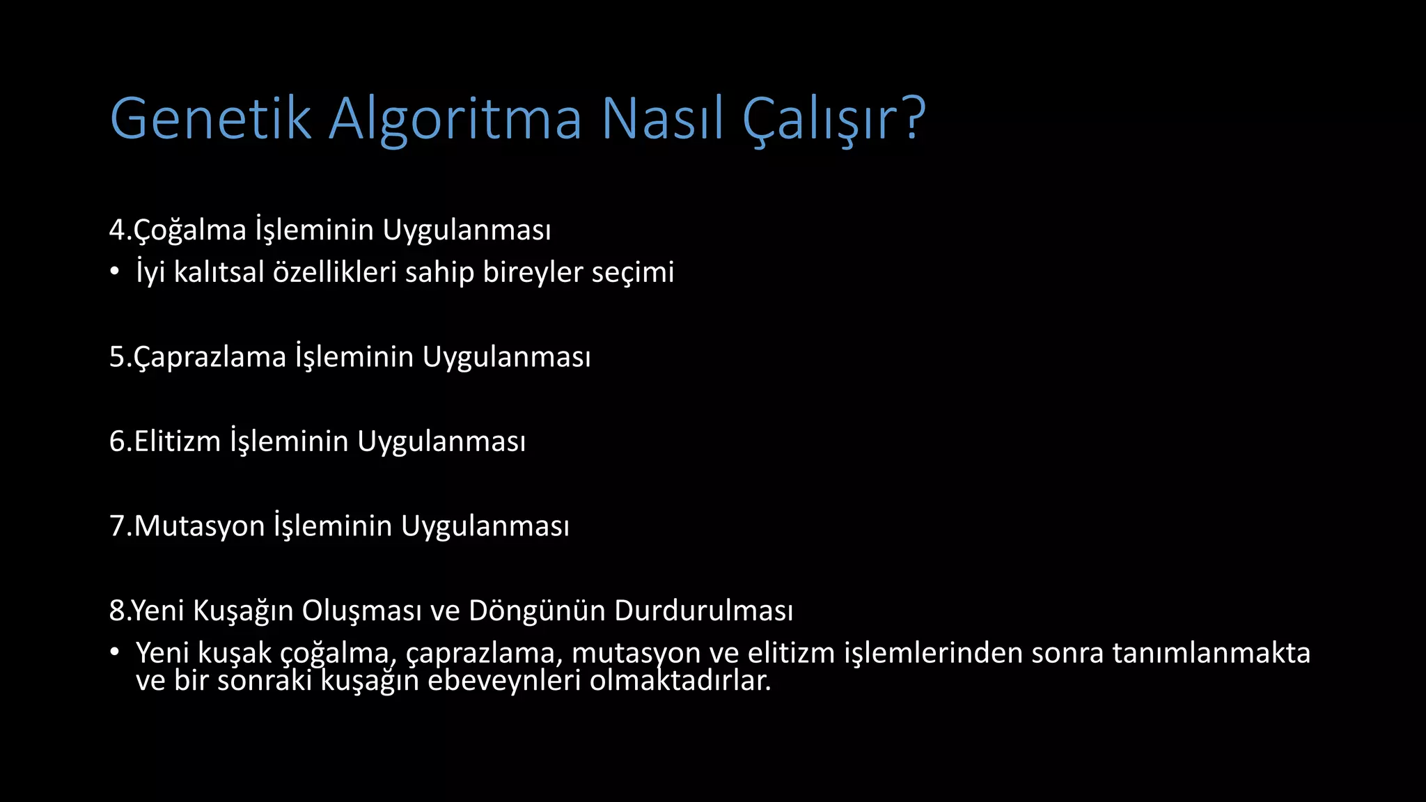 Genetik algoritma | PPTX