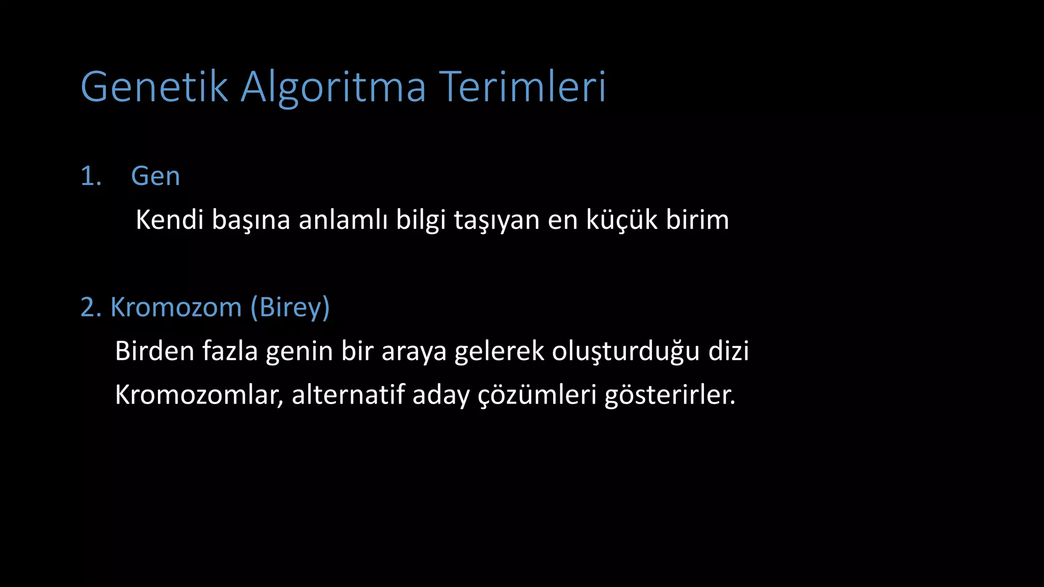 Genetik algoritma | PPTX