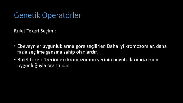 Genetik algoritma | PPTX