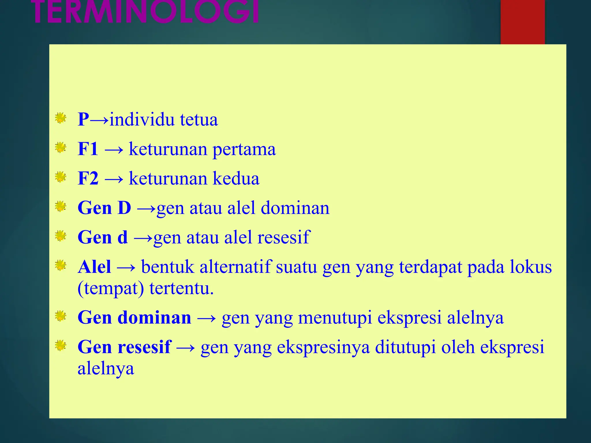 GENETIKA MENDEL DAN NON MENDELLIAN dasar.pptx