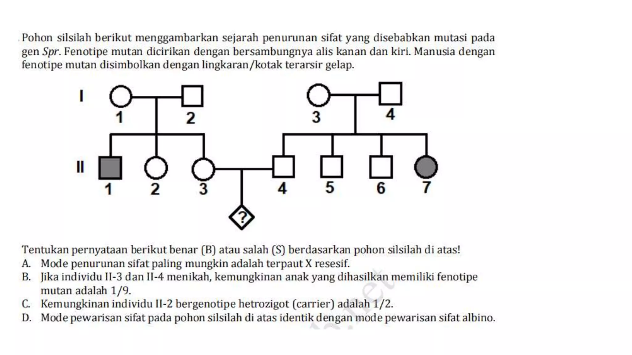 Genetika mendel dasar, extension mendel, multifaktorial (penetrasi ...