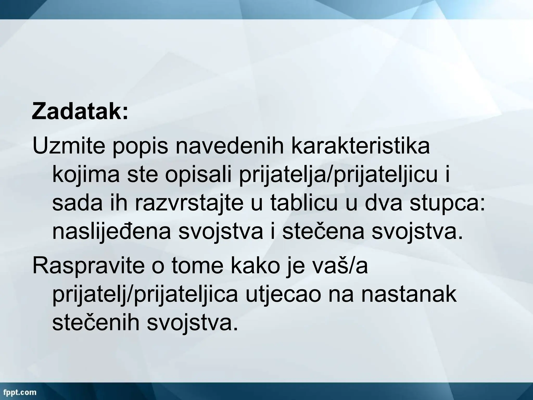genetika sta je.Mendelova genetika pptx.ppt