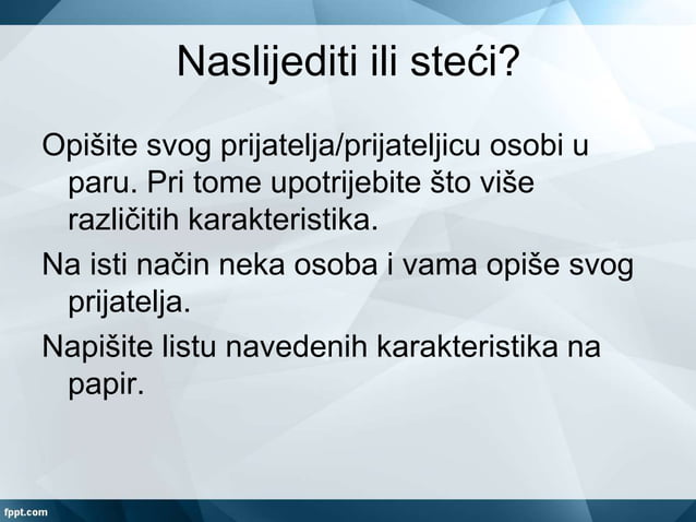 genetika sta je.Mendelova genetika pptx.ppt