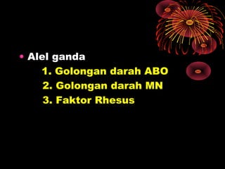 Genetik golongan darah | PPT