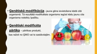 Prezentācija "Ģenētiski modificēta pārtika" | PPT