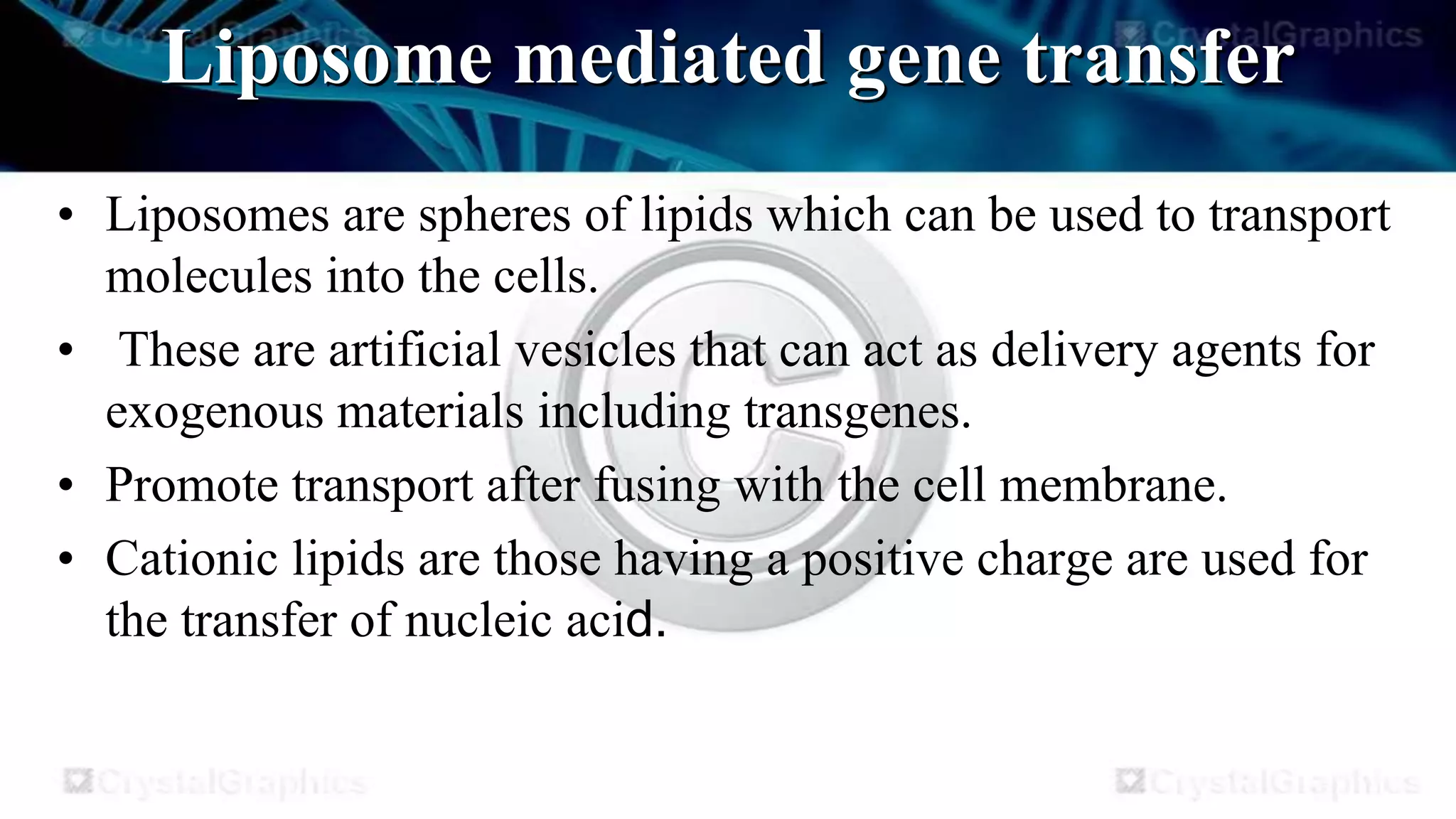 Gene transfer (2) | PPTX