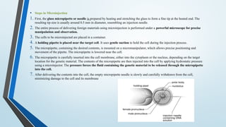 TECHNIQUES OF GENE TRANSFER AND GENE TRANSFER METHODS | PPT