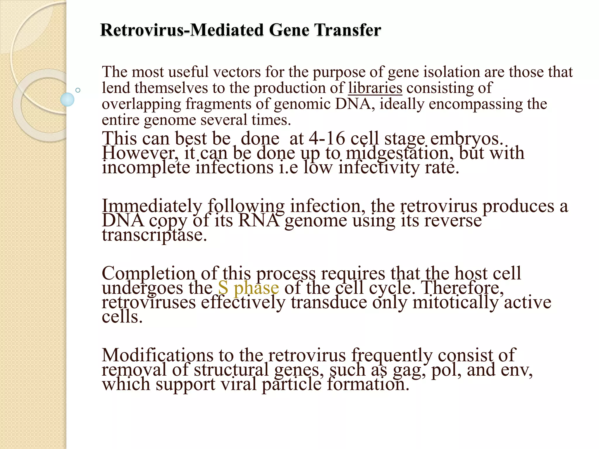 Gene transfer in animals | PPTX