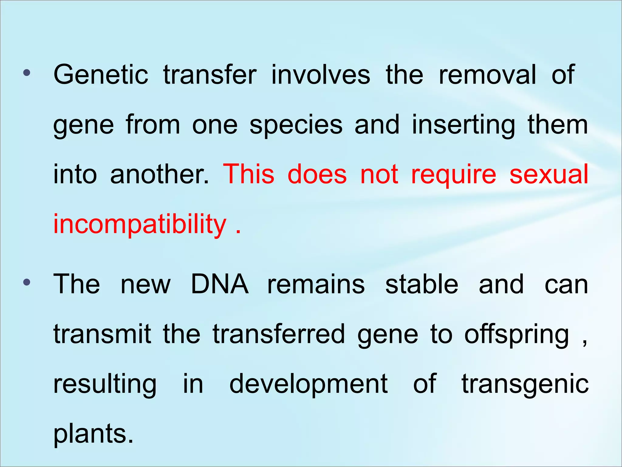 Gene transfer in plants by Dr.Srinivasa, Professor and Head, Srinivas ...