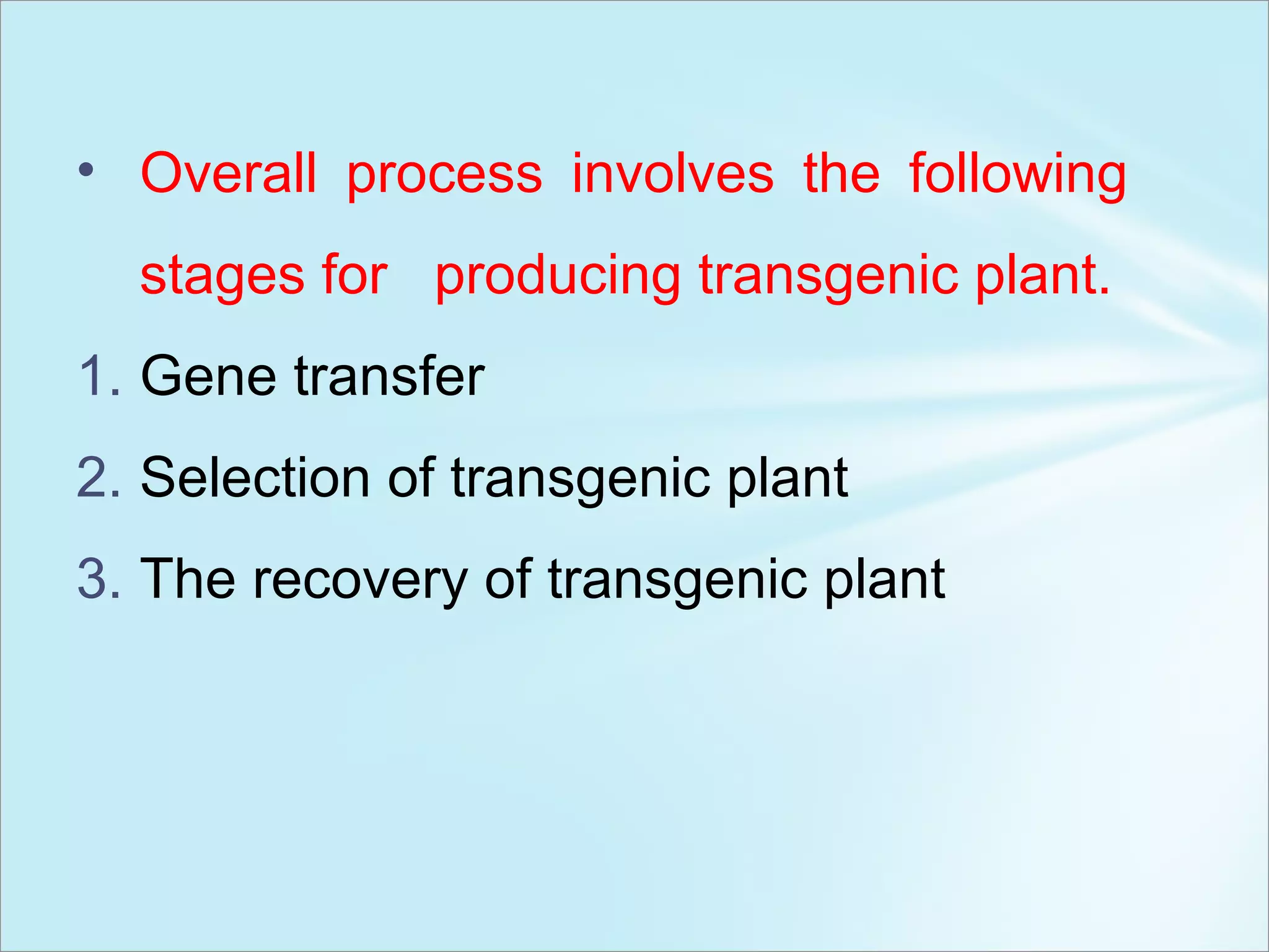 Gene transfer in plants by Dr.Srinivasa, Professor and Head, Srinivas ...