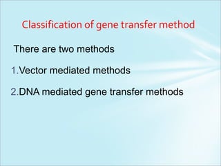 Gene transfer in plants by Dr.Srinivasa, Professor and Head, Srinivas ...