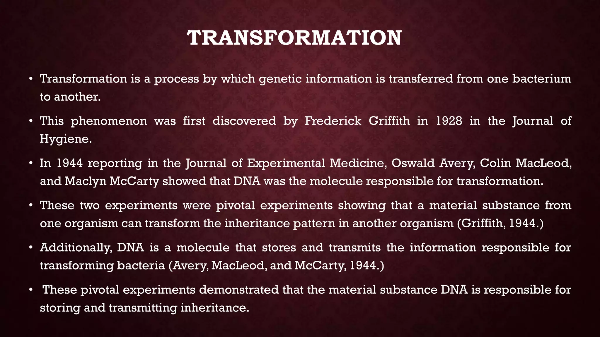 Gene transfer mechanisms | PDF