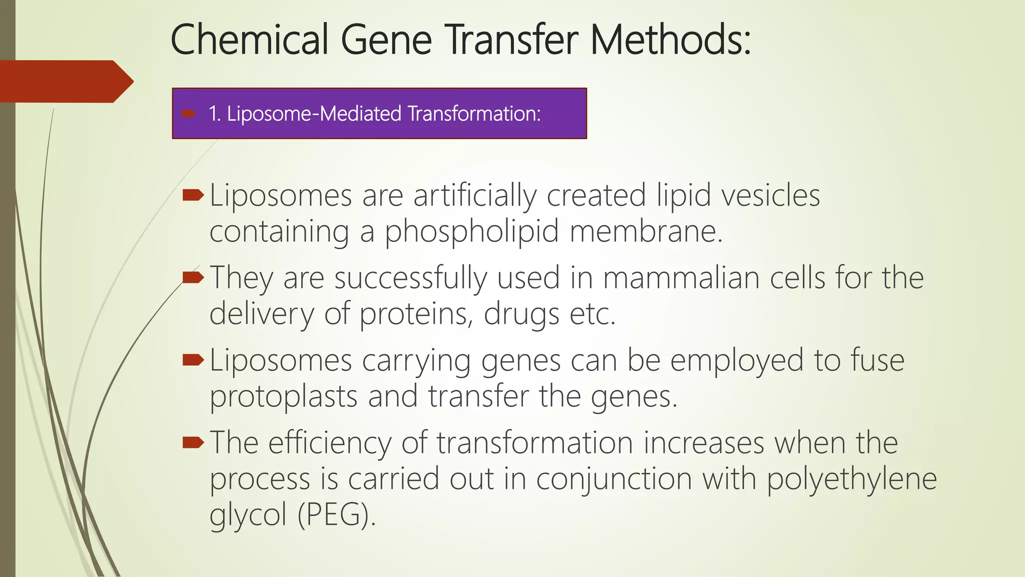 Gene transfer methods | PPTX