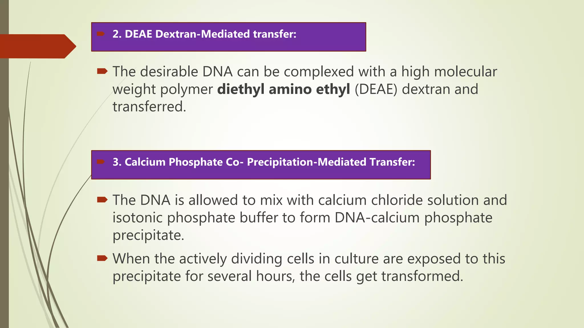 Gene transfer methods | PPTX | Biological Sciences | Science