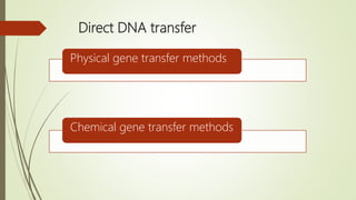 Gene transfer methods | PPTX