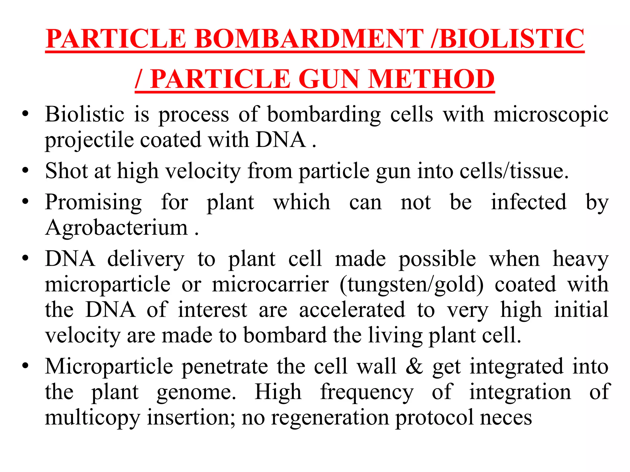 Gene transfer methods | PPTX