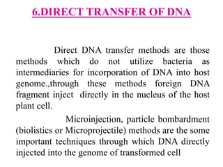 Gene transfer methods | PPTX