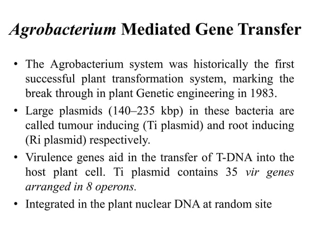 Gene transfer methods .ppt | Biological Sciences | Science