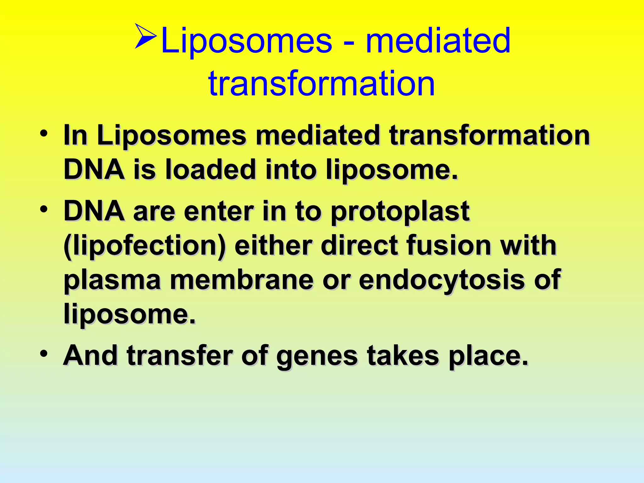Gene transfer techniques | PPT