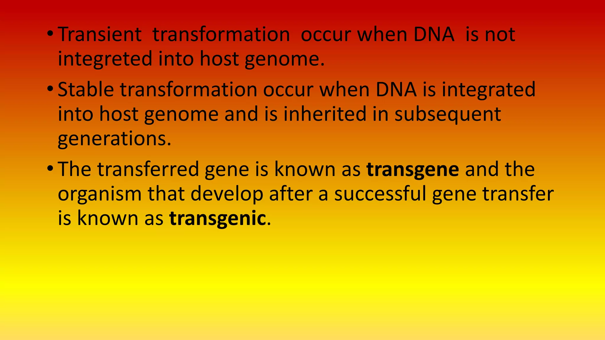 Gene transfer technology biotech | PPTX