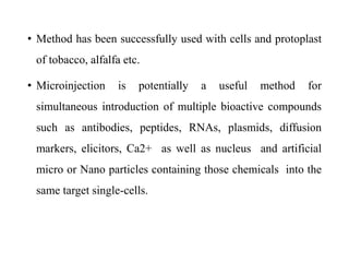 Gene transfer technologies | PPTX