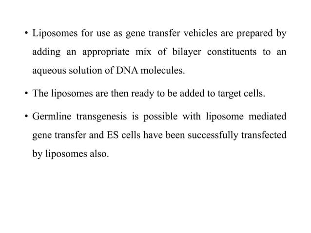 Gene transfer technologies | PPTX