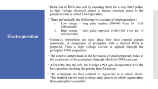Gene transformation techniques and technologies.pptx