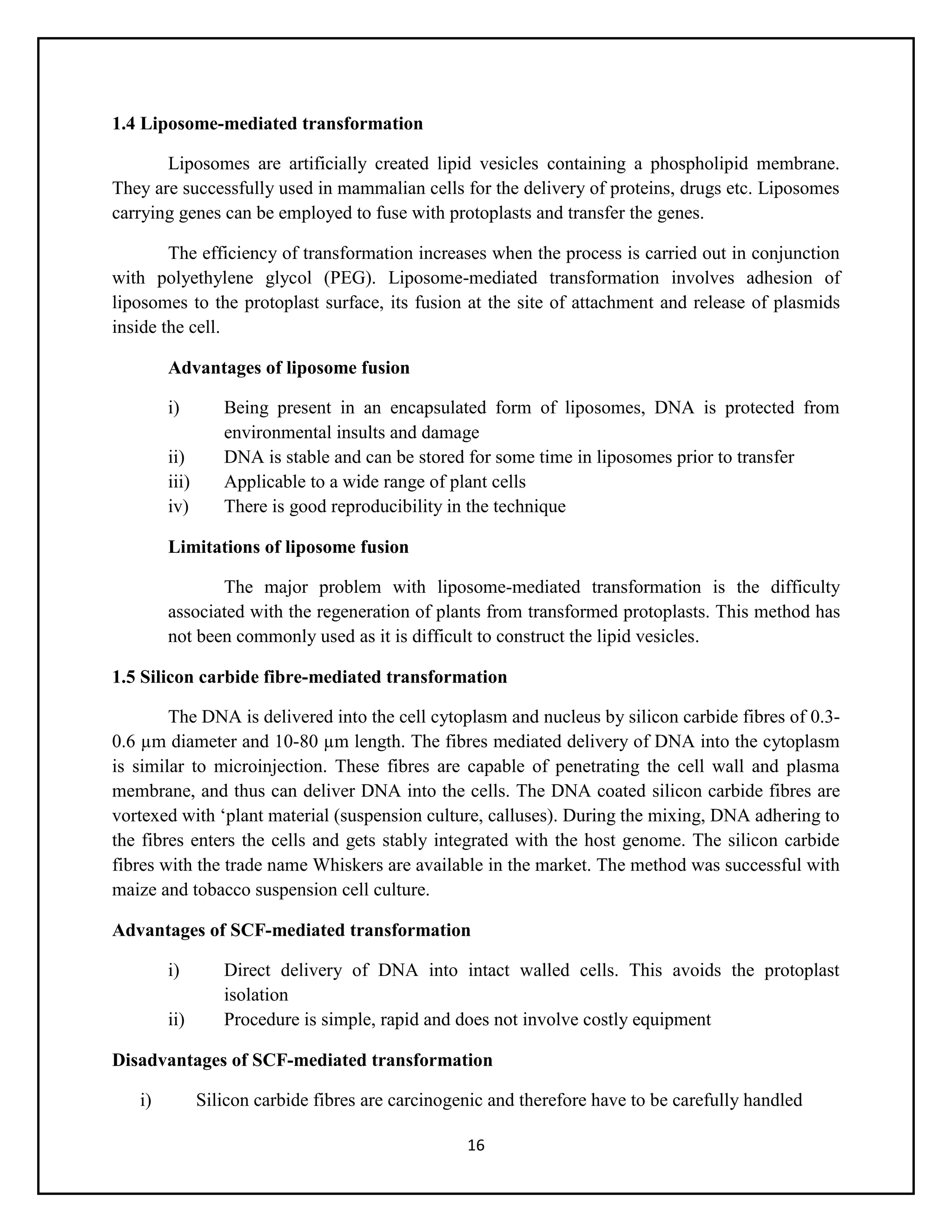 Agrobacterium and other methods of plant transformation including gene ...