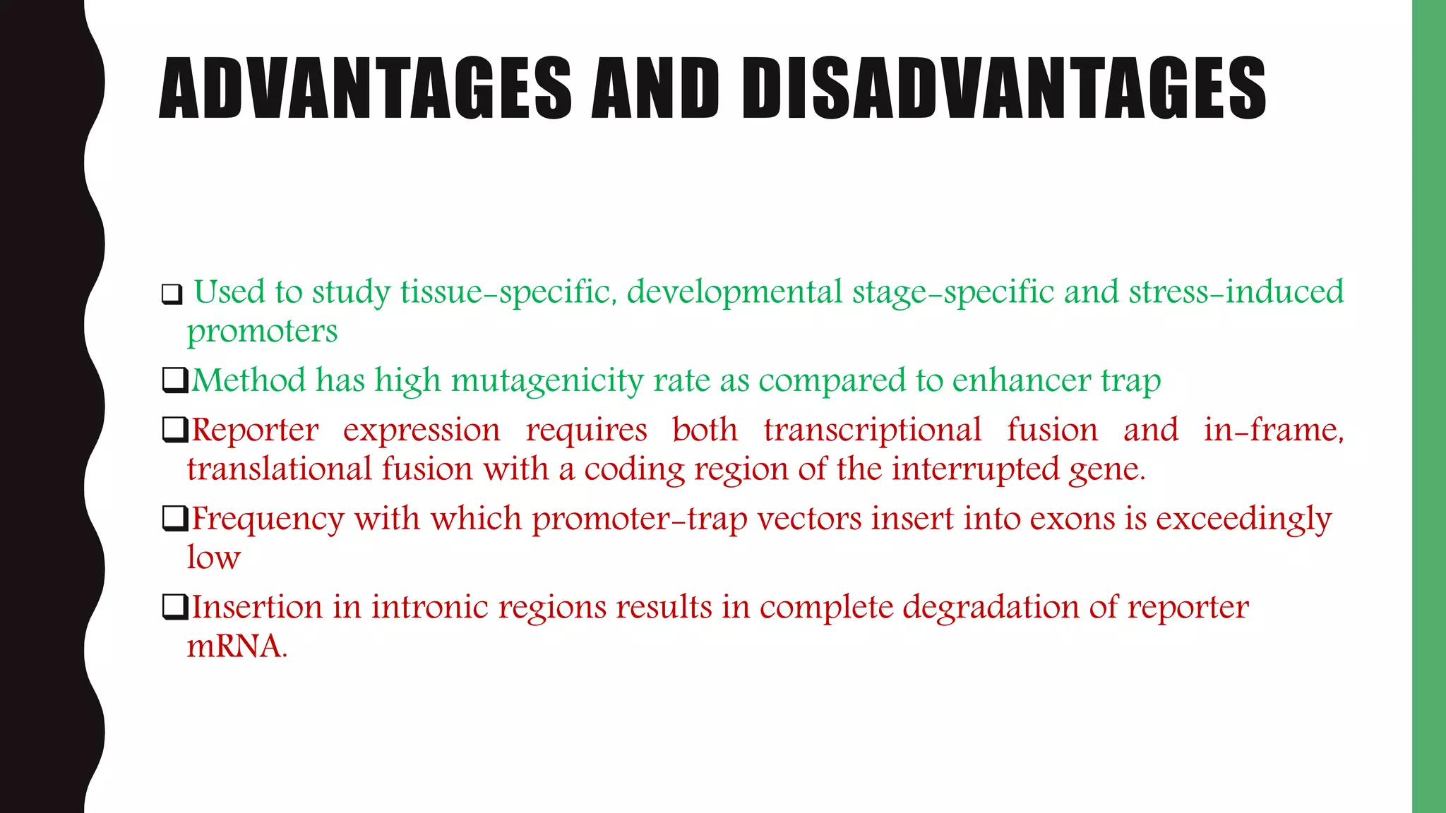 Gene traps for plant development and genomics | PPTX | Programming Languages | Computing
