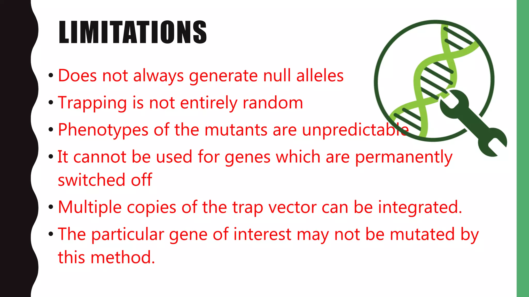 Gene traps for plant development and genomics | PPTX