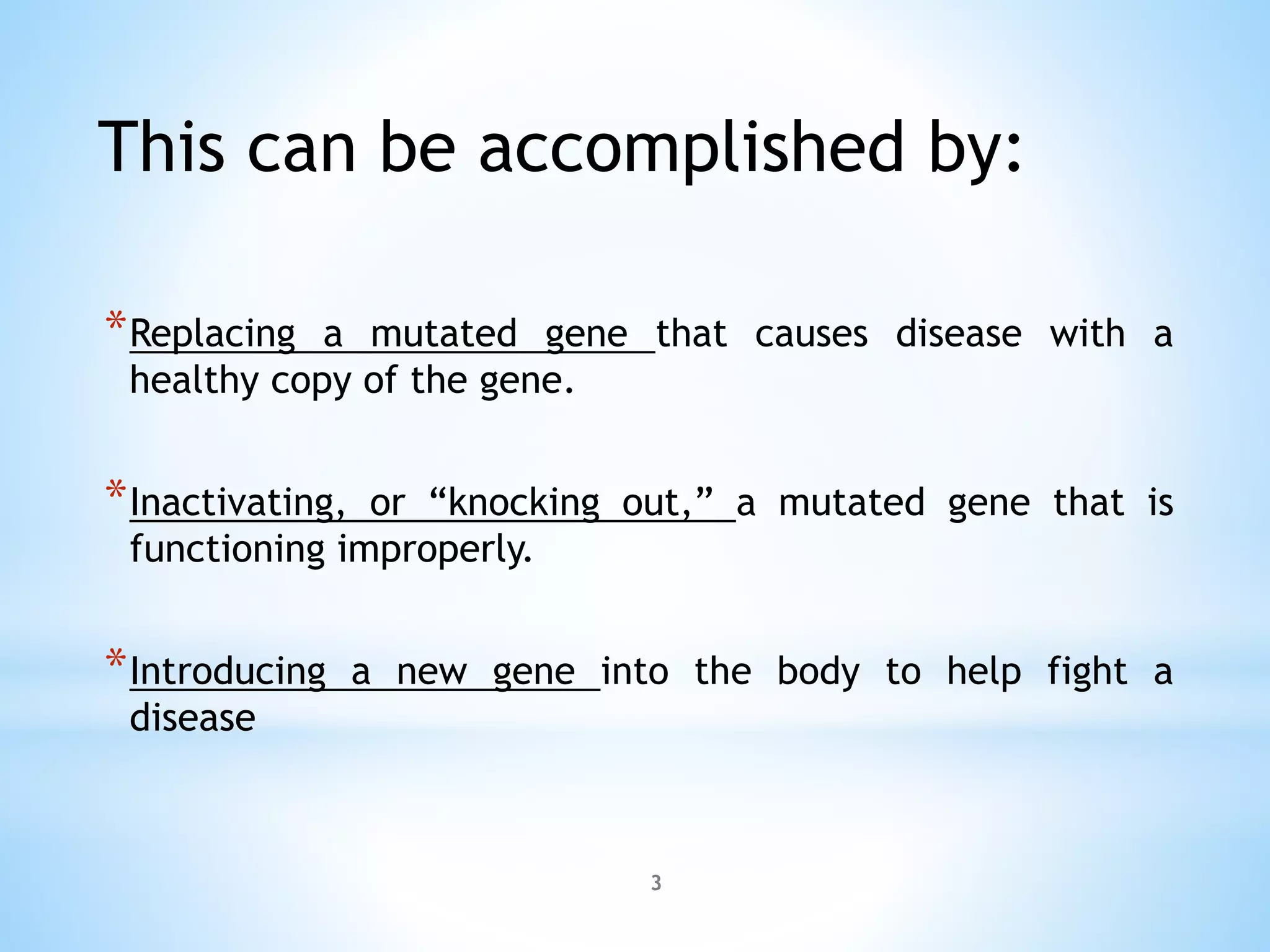 Gene trasfer (Non Viral Gene Therapy) | PPTX