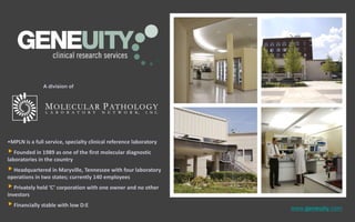 Geneuity.Mpln.Overview | PPTX