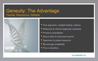 Geneuity.Mpln.Overview | PPTX