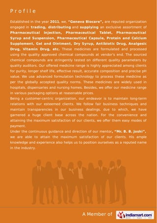 Geneva biocare | PDF