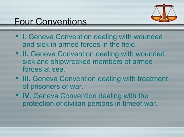 Geneva Convention | PPT