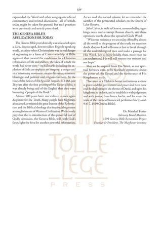Geneva bible 4th edition | PDF
