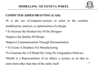 MODELLING AND FABRICATION OF GENEVA MECHANISM | PPT