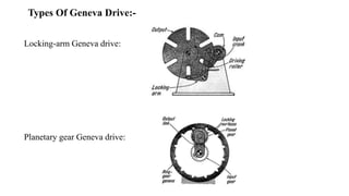 Geneva mechanism (mini-project) | PPTX