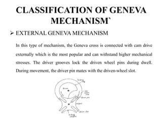 Geneva mechanism ppt | PPTX