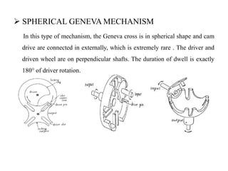 Geneva mechanism ppt | PPTX