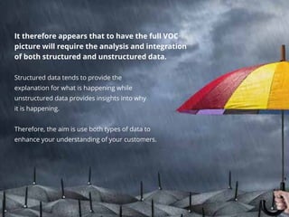 VOC & Unstructured Data | PPT