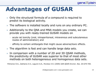 GUSAR - General Unrestricted Structure-Activity Relationships | PPTX ...