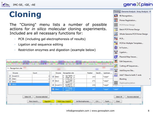 in-silico Molecular Cloning | PDF | Chemistry | Science