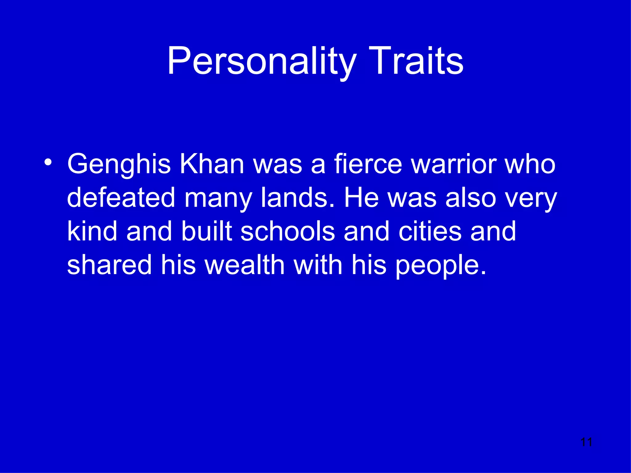 Genghis Khan | PPS